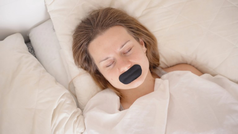 Don't tape your mouth before bed | Popular Science