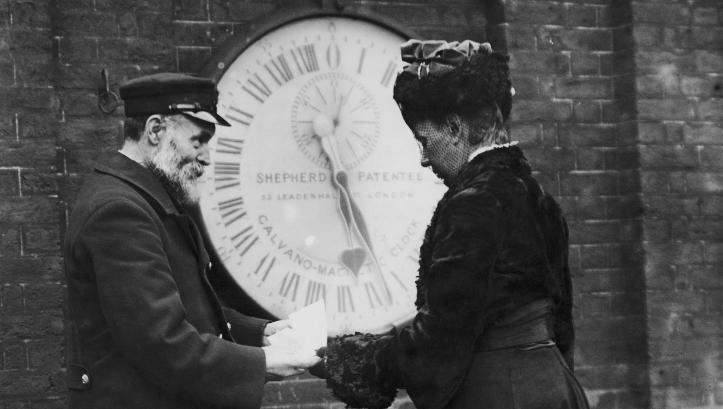 Literal time ladies used to sell people a look at their watches ...