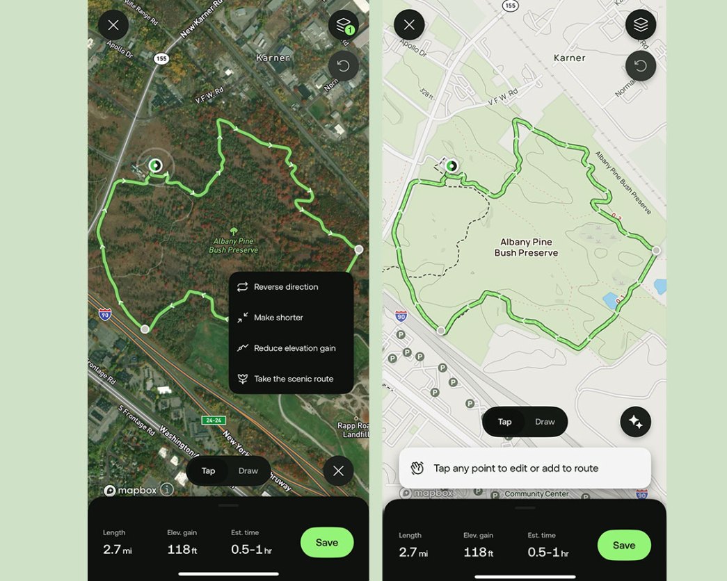 The new AllTrails Peak subscription offers customizable routes, real ...
