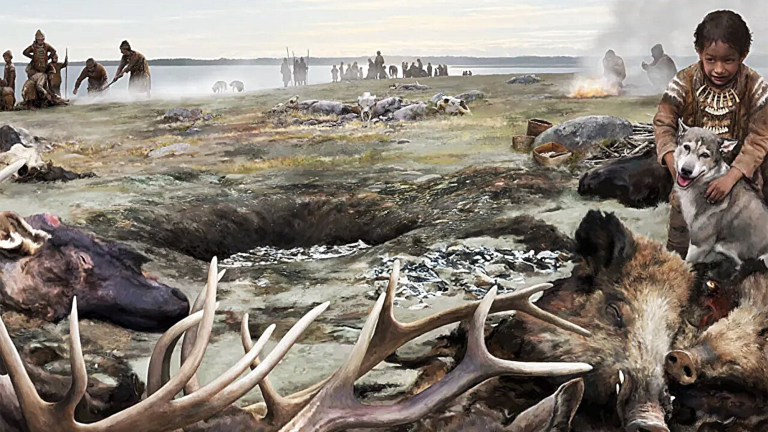 Stone Age humans extracted animal teeth with flames, blades, and fleshy ...