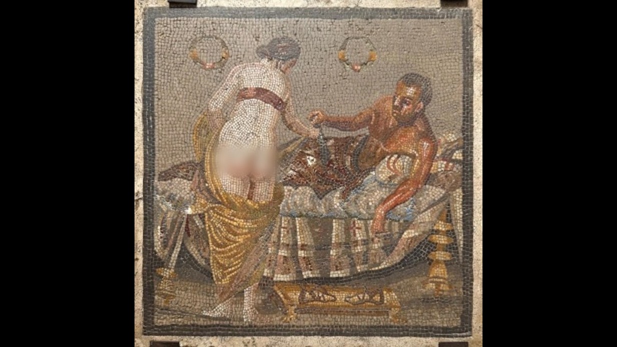 Stolen during WWII, an erotic Roman mosaic returns home | Popular Science