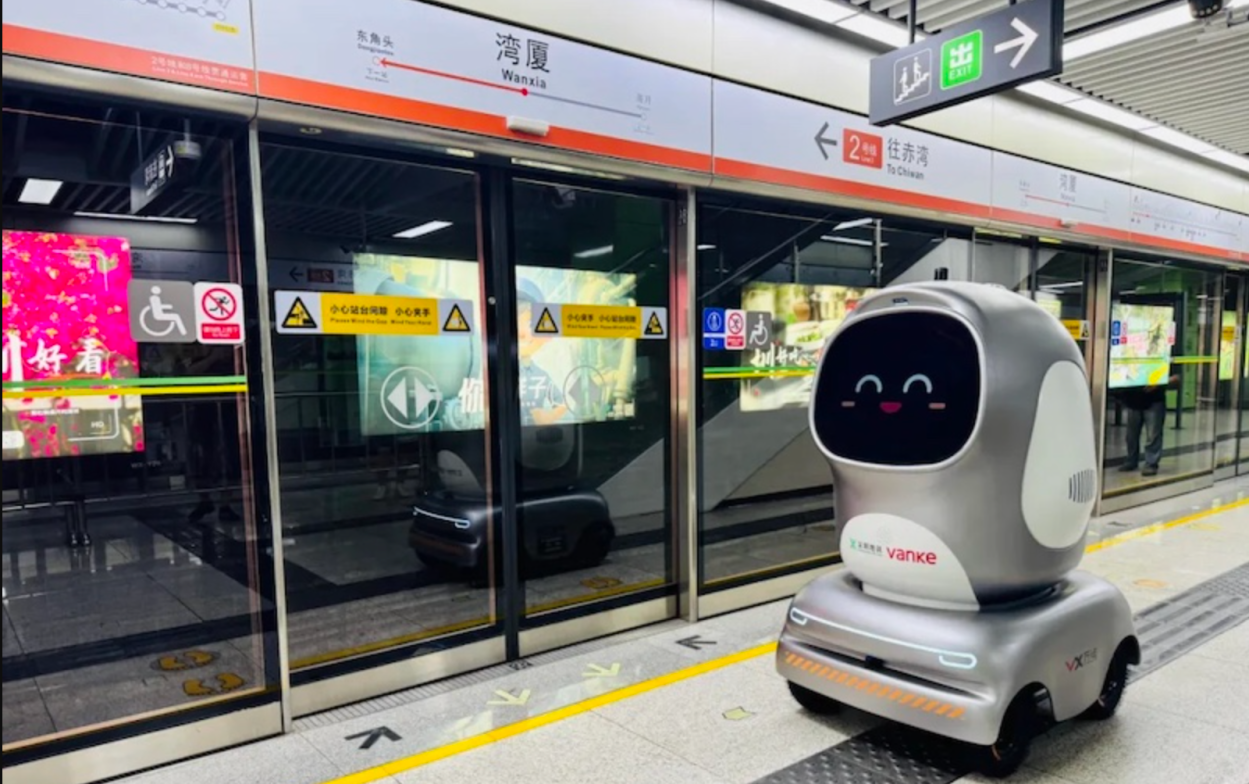 Robots in China are riding the subway to make 7-Eleven deliveries ...