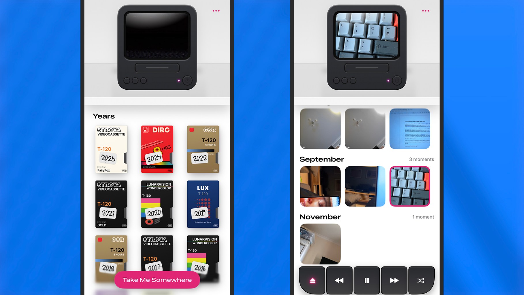 This app recreates the magic of VHS tapes and home movies with your ...