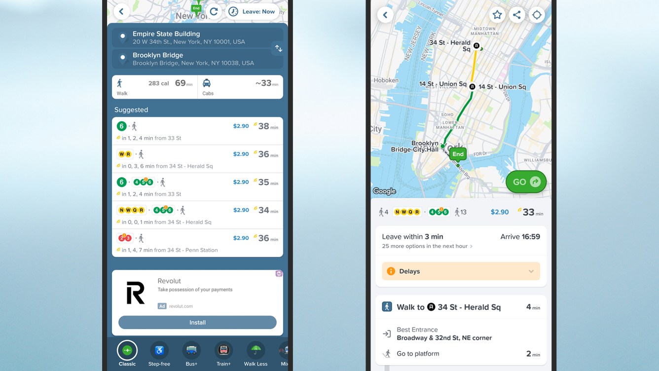 The best free public transit apps to get you from A to B anywhere in ...