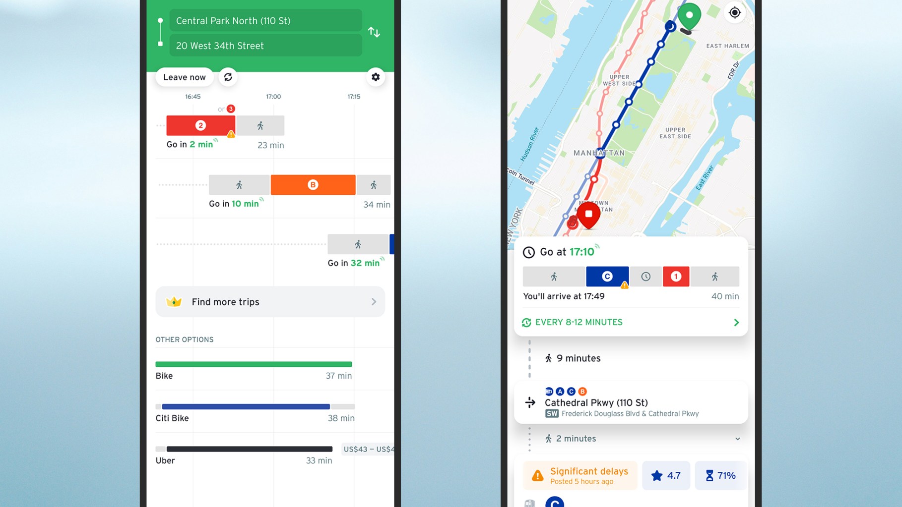 The best free public transit apps to get you from A to B anywhere in ...
