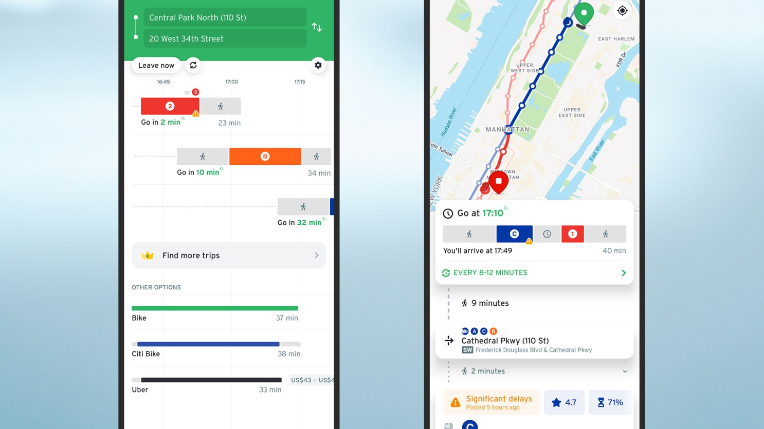 The best free public transit apps to get you from A to B anywhere in ...