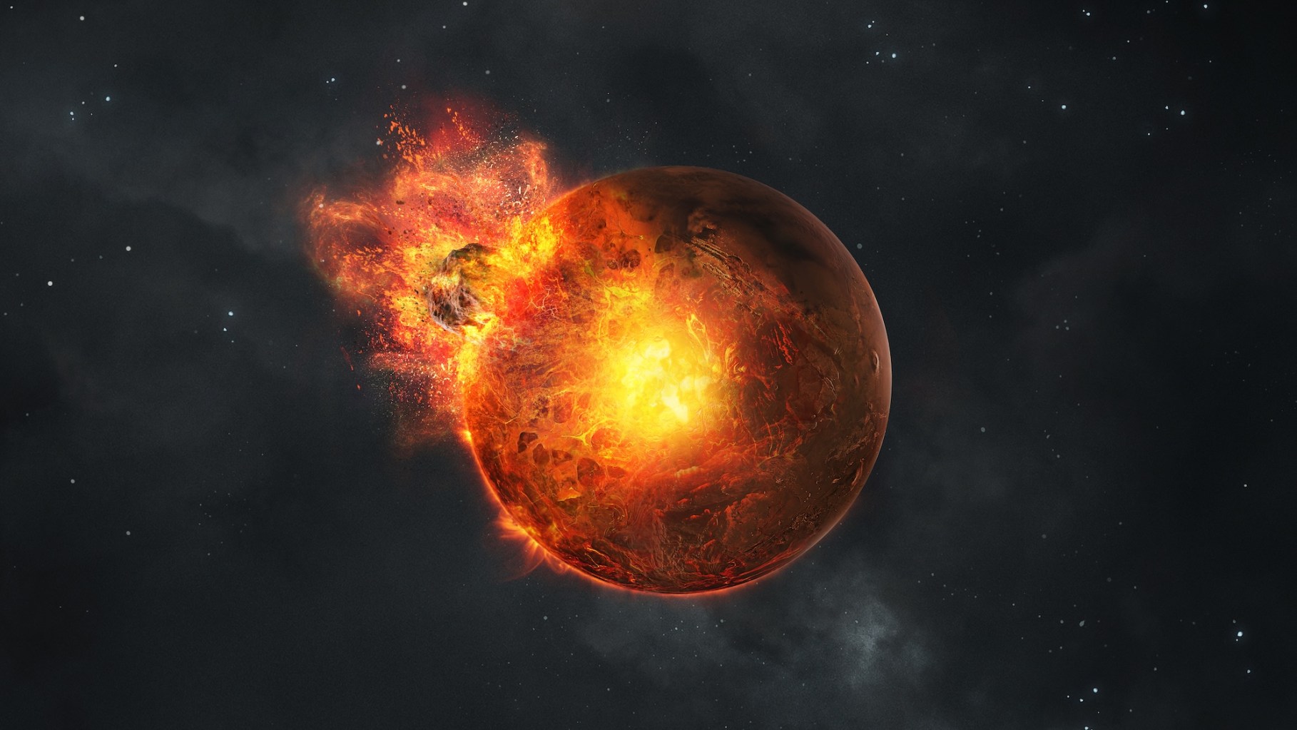 Inside Mars, a 'rocky road' mantle reveals a violent past | Popular Science