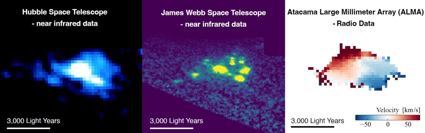 Early galaxy looked like lumpy ‘cosmic grapes’ | Popular Science