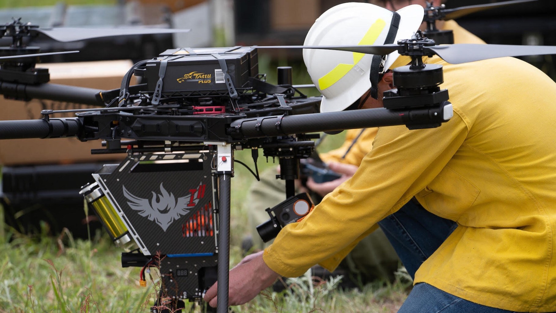 These drones drop burning balls in the forest to control wildfires ...