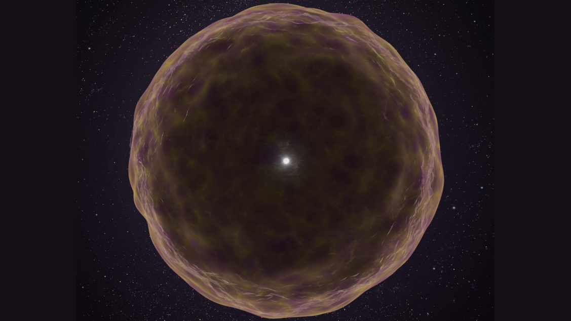 Violent supernova spilled a star's 'guts' before exploding | Popular ...