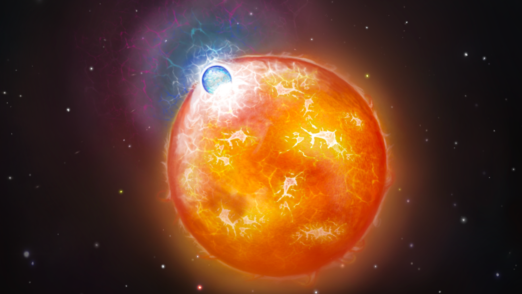 Cosmic bumper stars forge rare, hefty white dwarf | Popular Science
