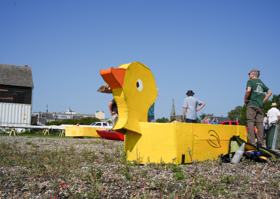 Ready, Set, Paddle! Scenes from The Great Salem Maritime Cardboard Boat ...