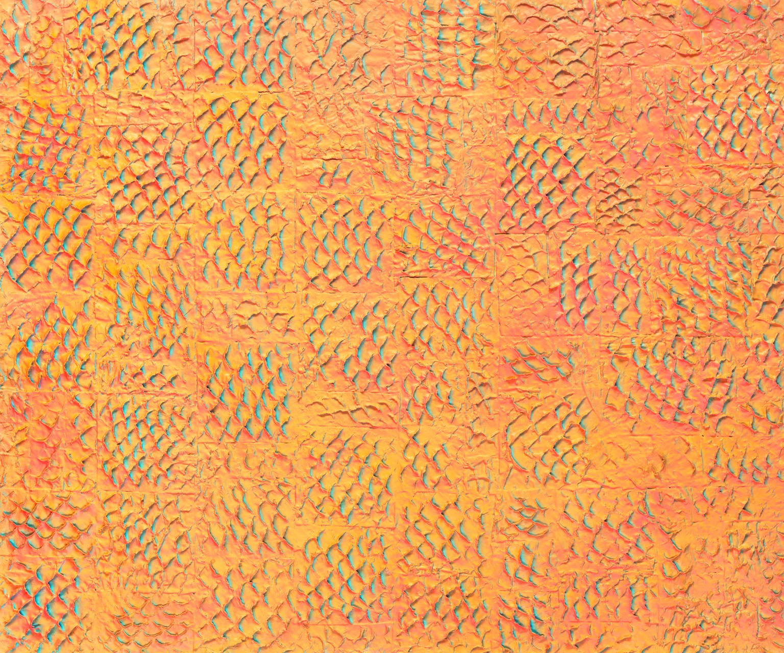 This painting uses leather from an invasive Burmese python | Popular ...