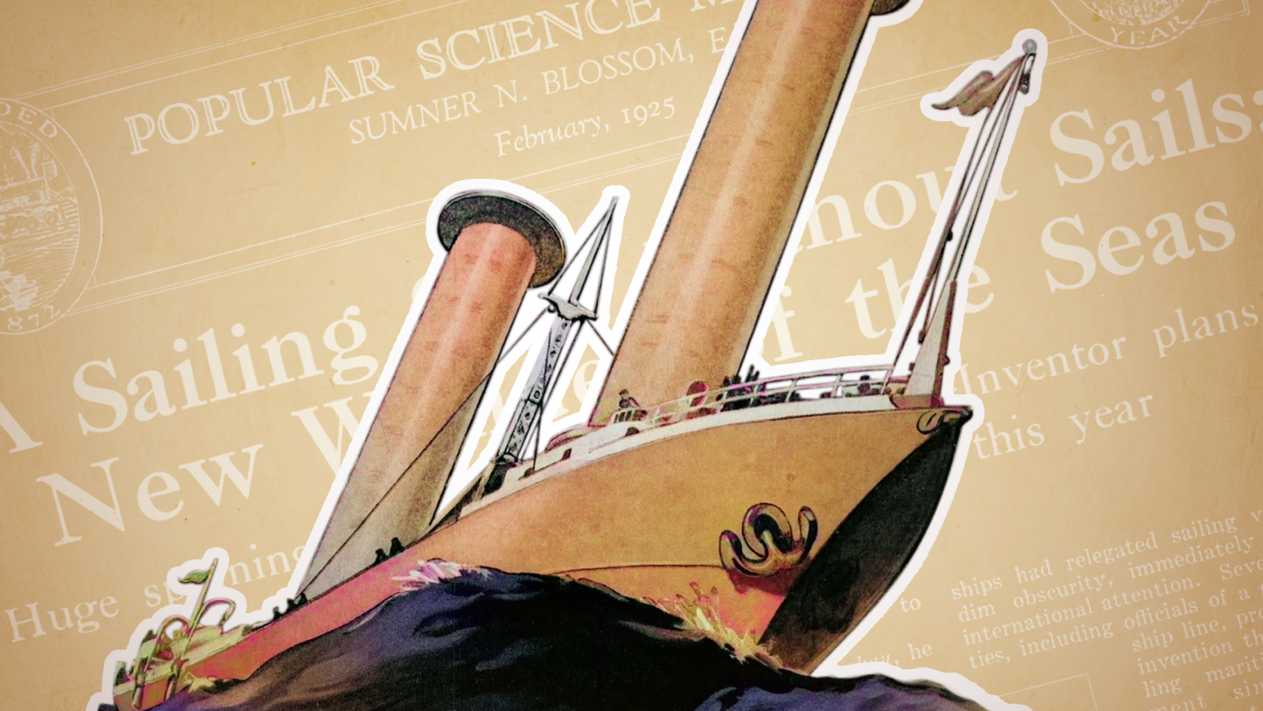 100 years ago, ‘ghost ship’ sails baffled Einstein—now they’re making a ...