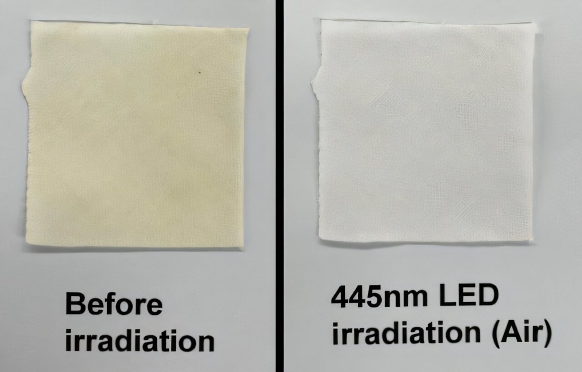 Blue light beats bleach for yellow stains | Popular Science
