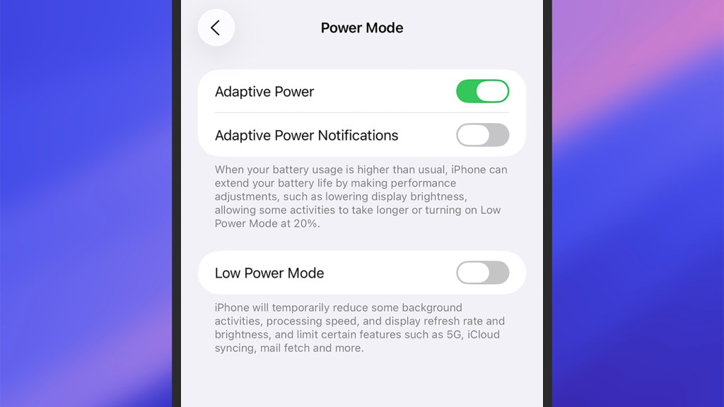 How to use iOS 26’s new battery saving mode | Popular Science