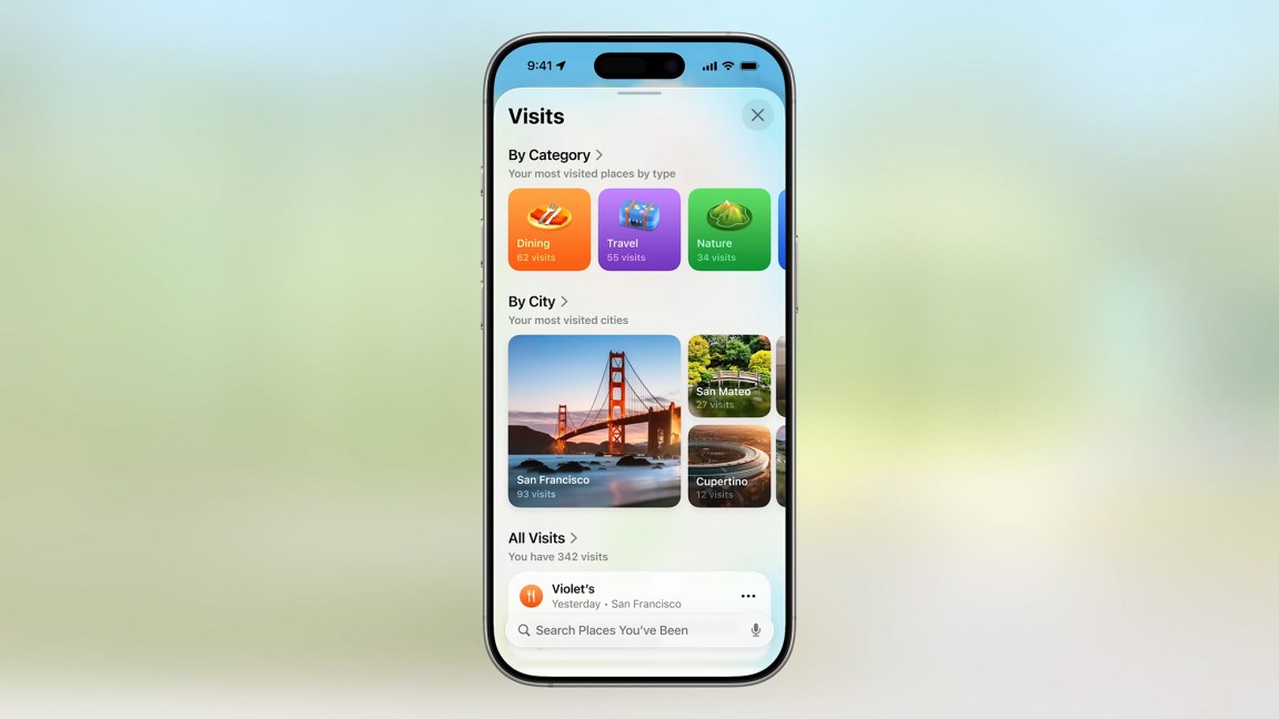 Apple Maps in iOS 26 keeps track of your favorite places | Popular Science
