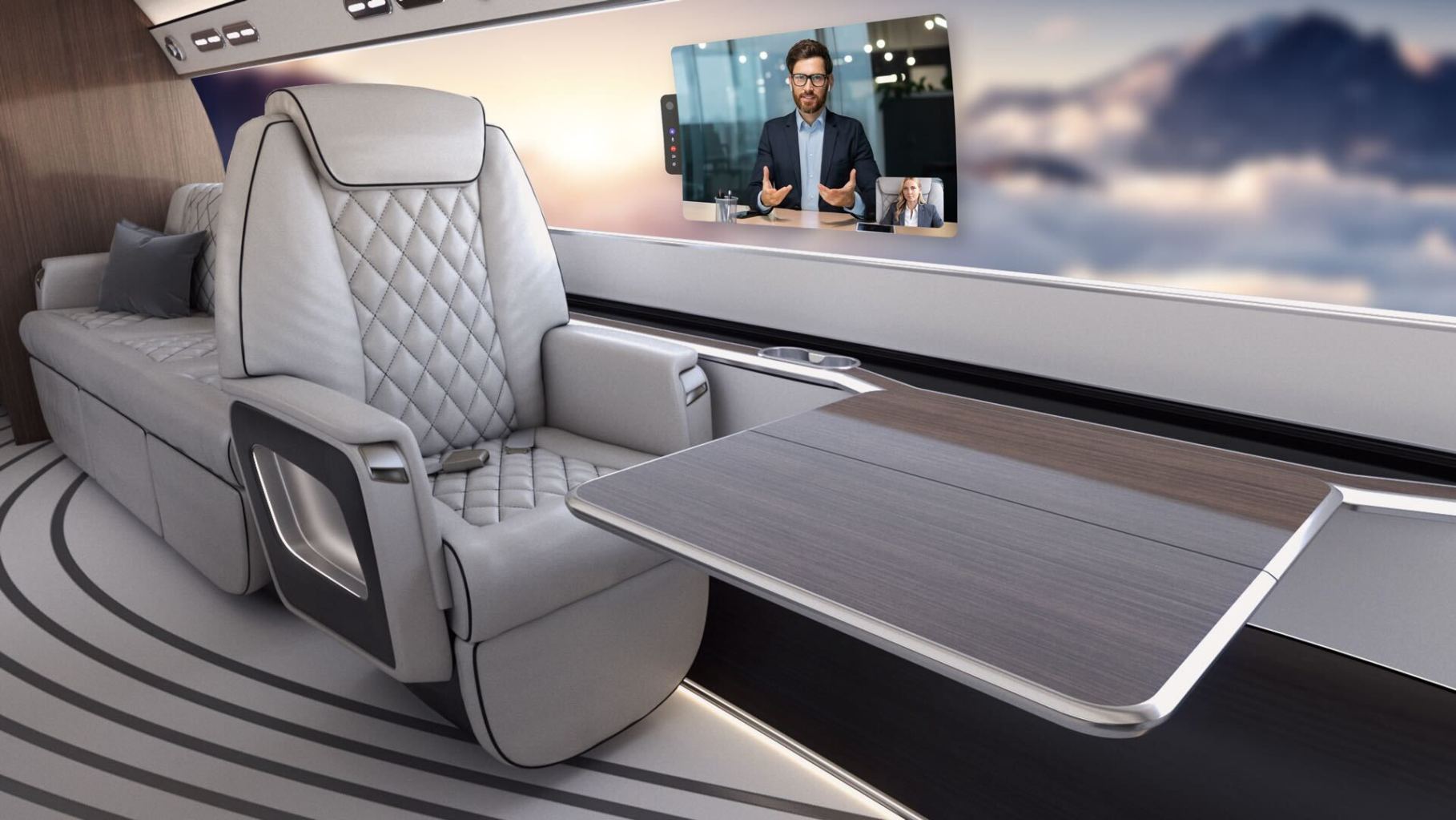 Luxury jet replaces cabin windows with video screens | Popular Science