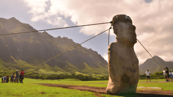 3D map of Easter Island takes you places visitors aren't allowed ...