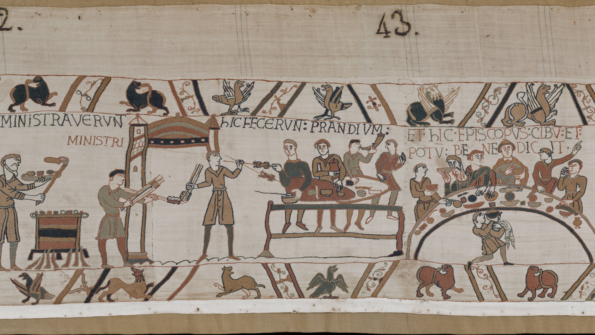 Famous phallic tapestry may have entertained monks during meals ...