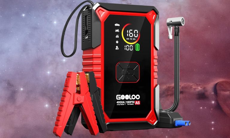 You need a portable jump starter in your car and Amazon has these ...