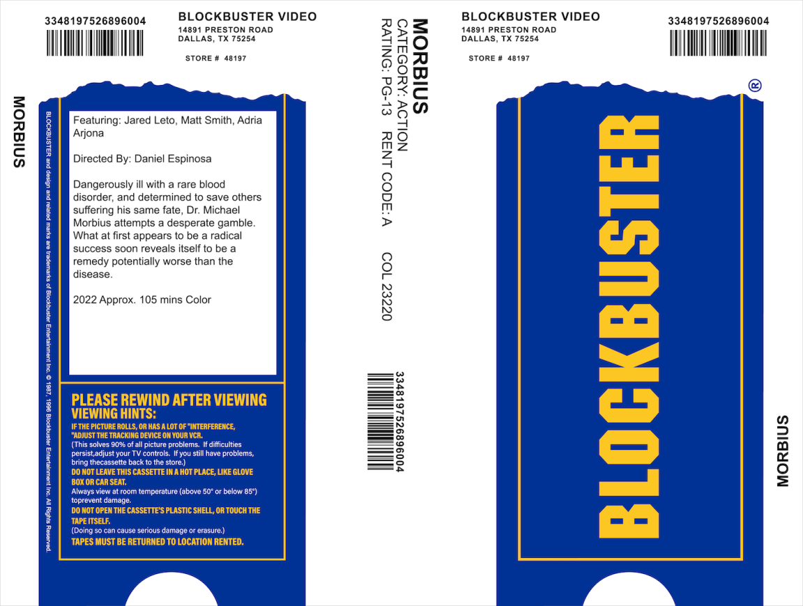 How to make a Blockbuster VHS sleeve for any movie | Popular Science