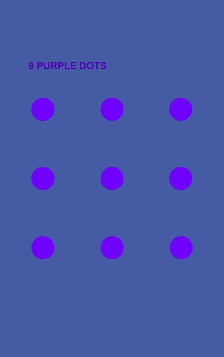 How many blue dots do you see? New optical illusion tricks the brain ...