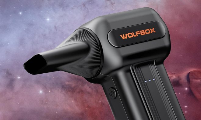 This rechargeable Wolfbox Air Duster is the most surprisingly useful ...