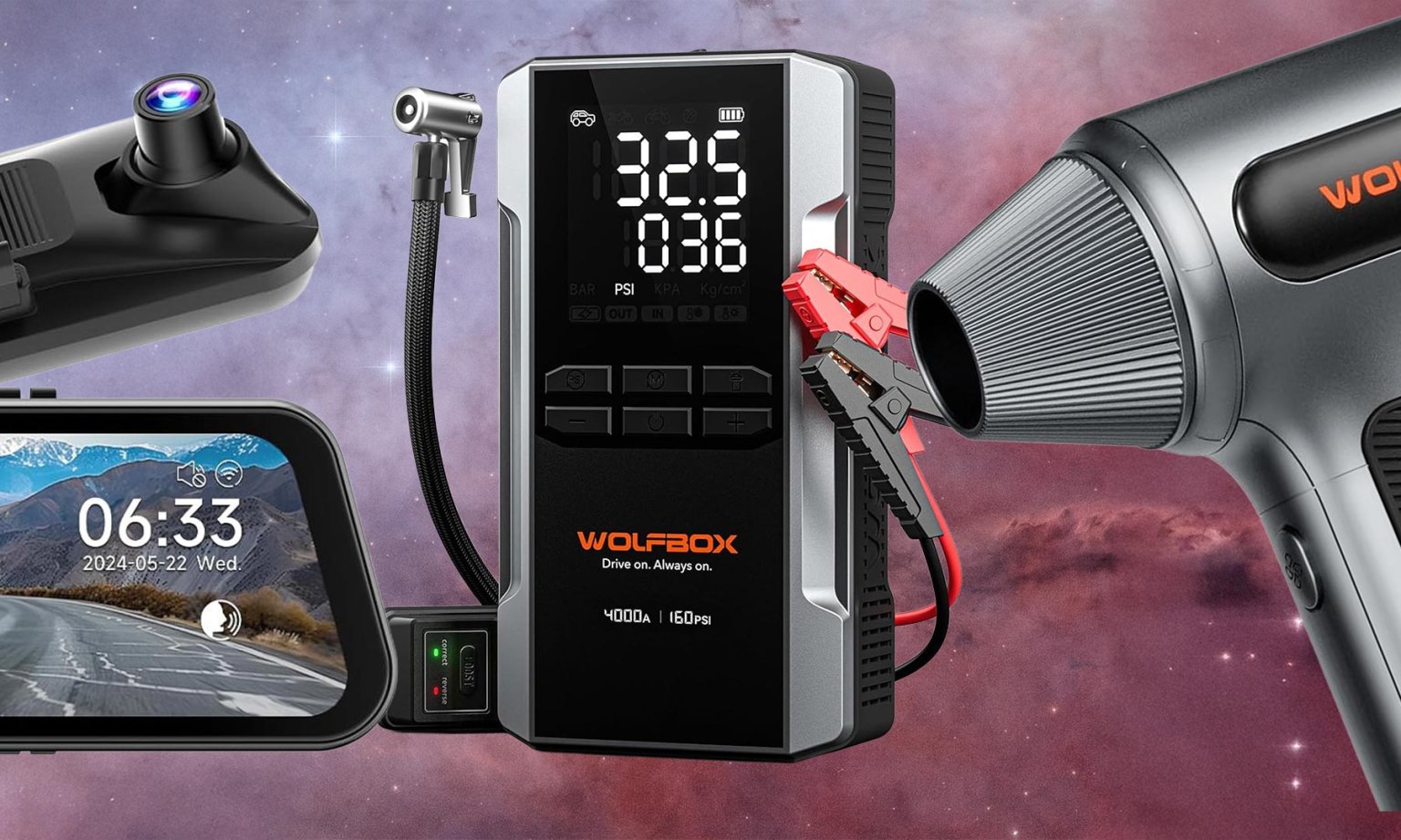 The Wolfbox Trail Season sale drops prices on dash cams, jump starters ...